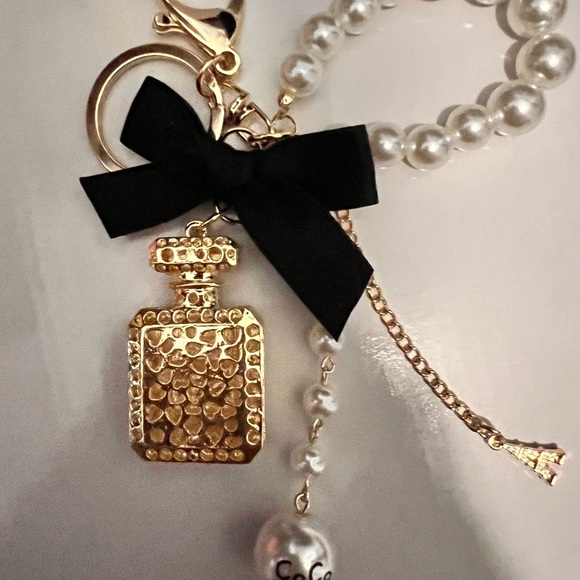 Hand Crafted | Accessories | Perfume Bottle N5 Dangle Keychain | Poshmark